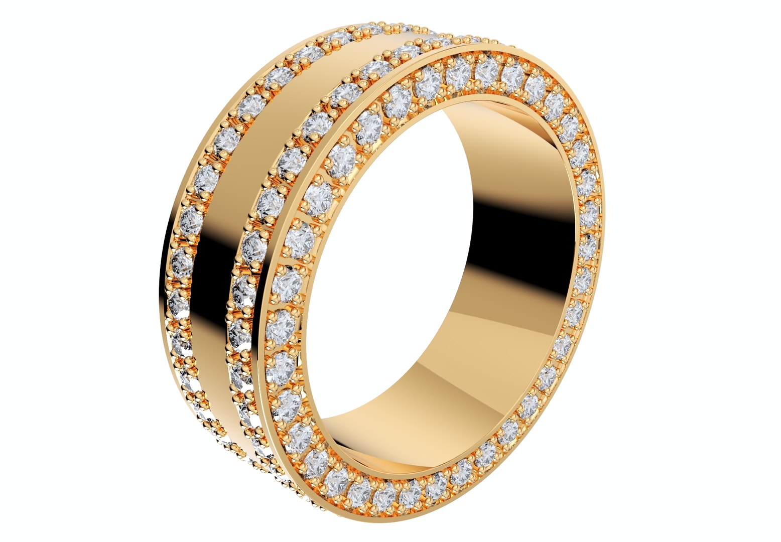 Wedding Set Ring Women Men Ring CAD Design-PSJM001V7 3D print model 3D ...