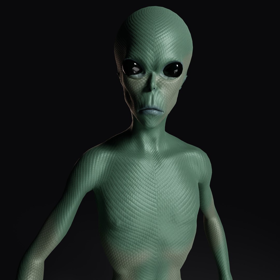 Realistic Alien 3D - TurboSquid 2066793