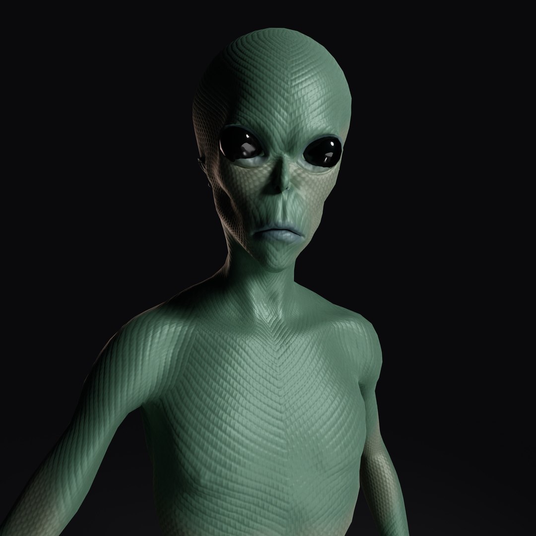 Realistic Alien 3D - TurboSquid 2066793