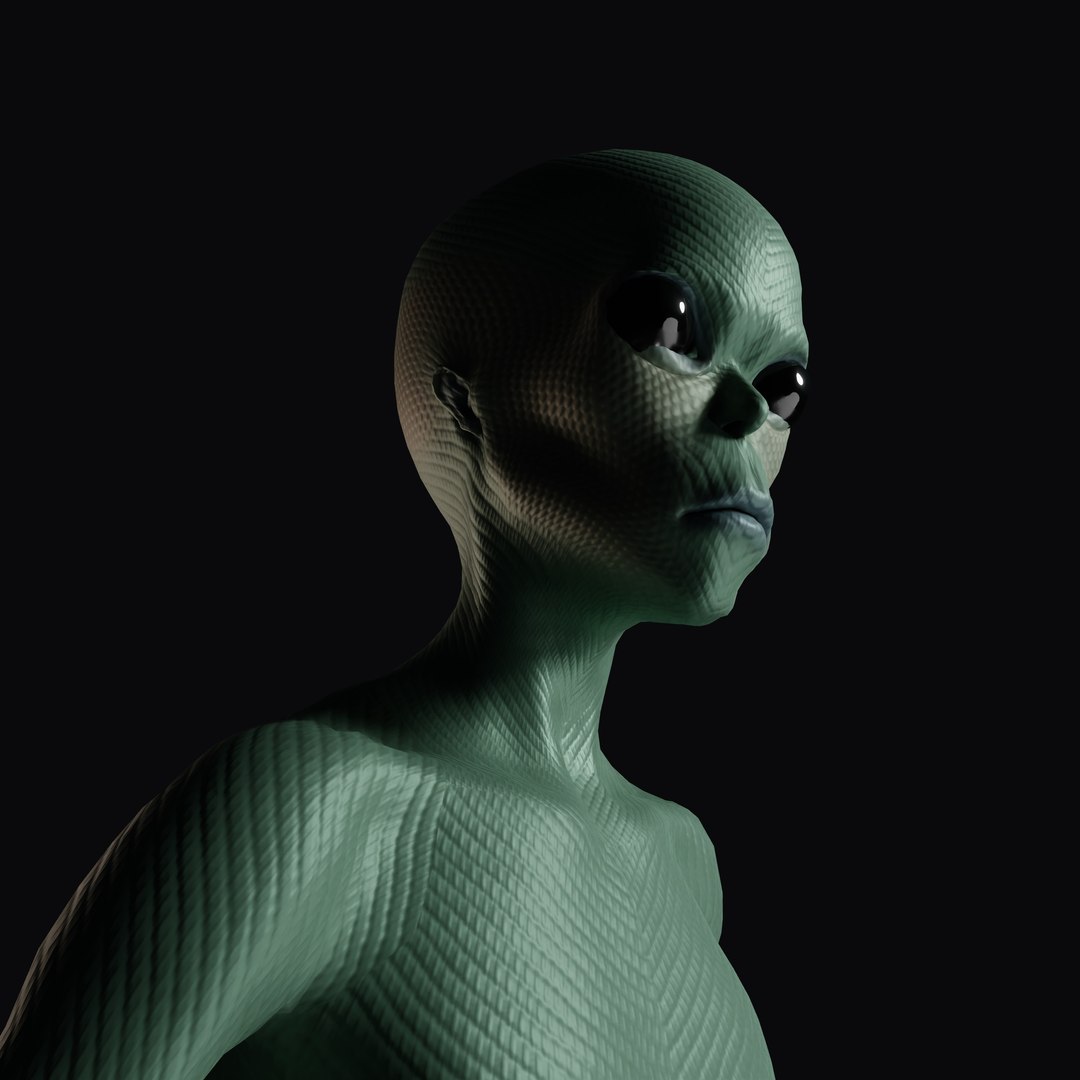 Realistic Alien 3D - TurboSquid 2066793