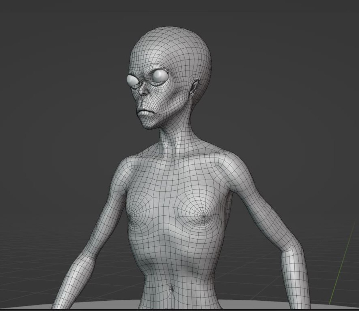 Realistic Alien 3D - TurboSquid 2066793