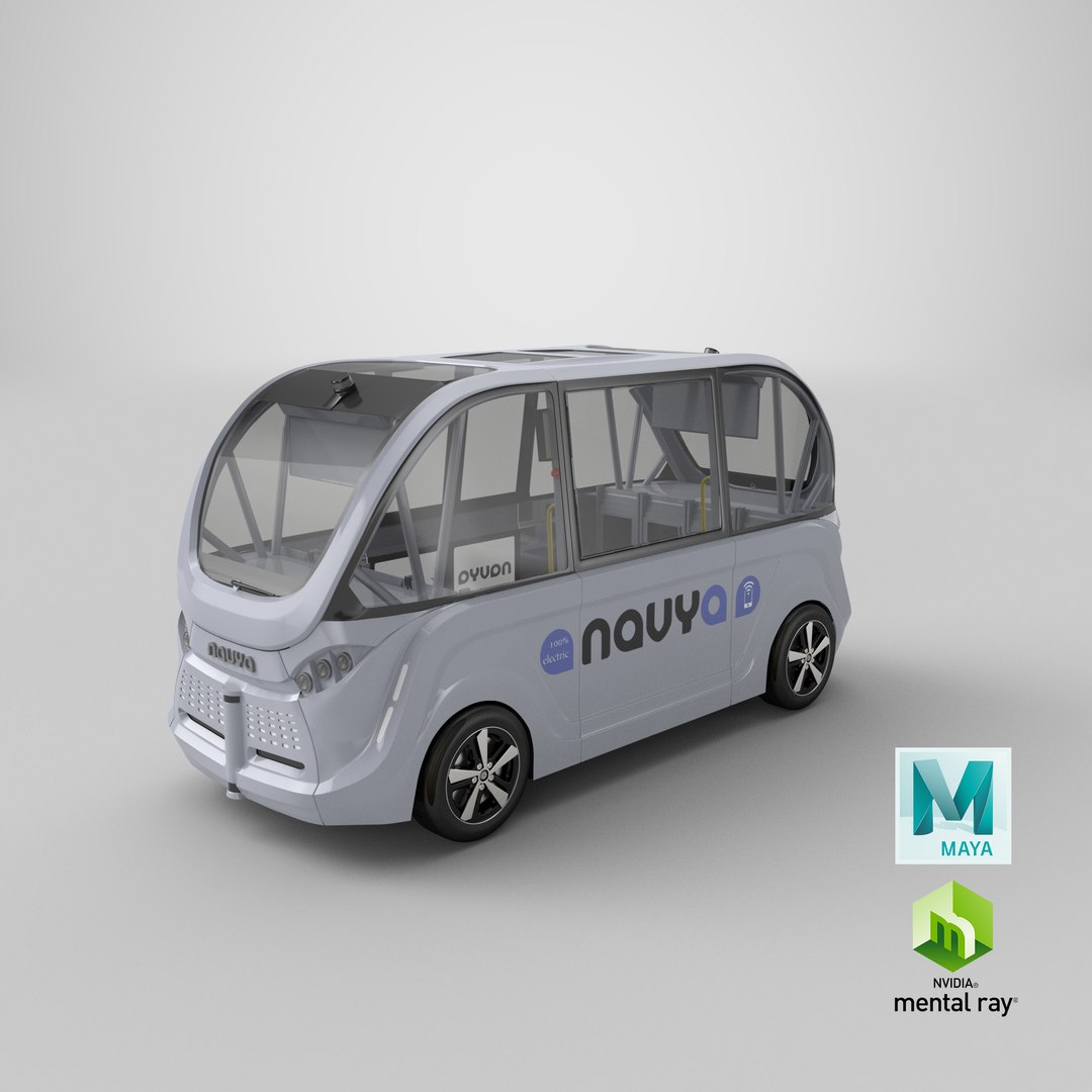 3D Navya Bus - TurboSquid 1261821
