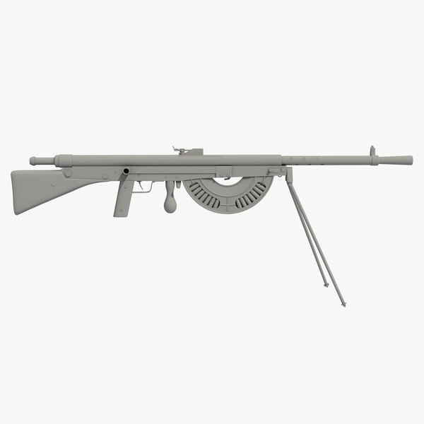 modelo 3d Chauchat M1915 - TurboSquid 1288581