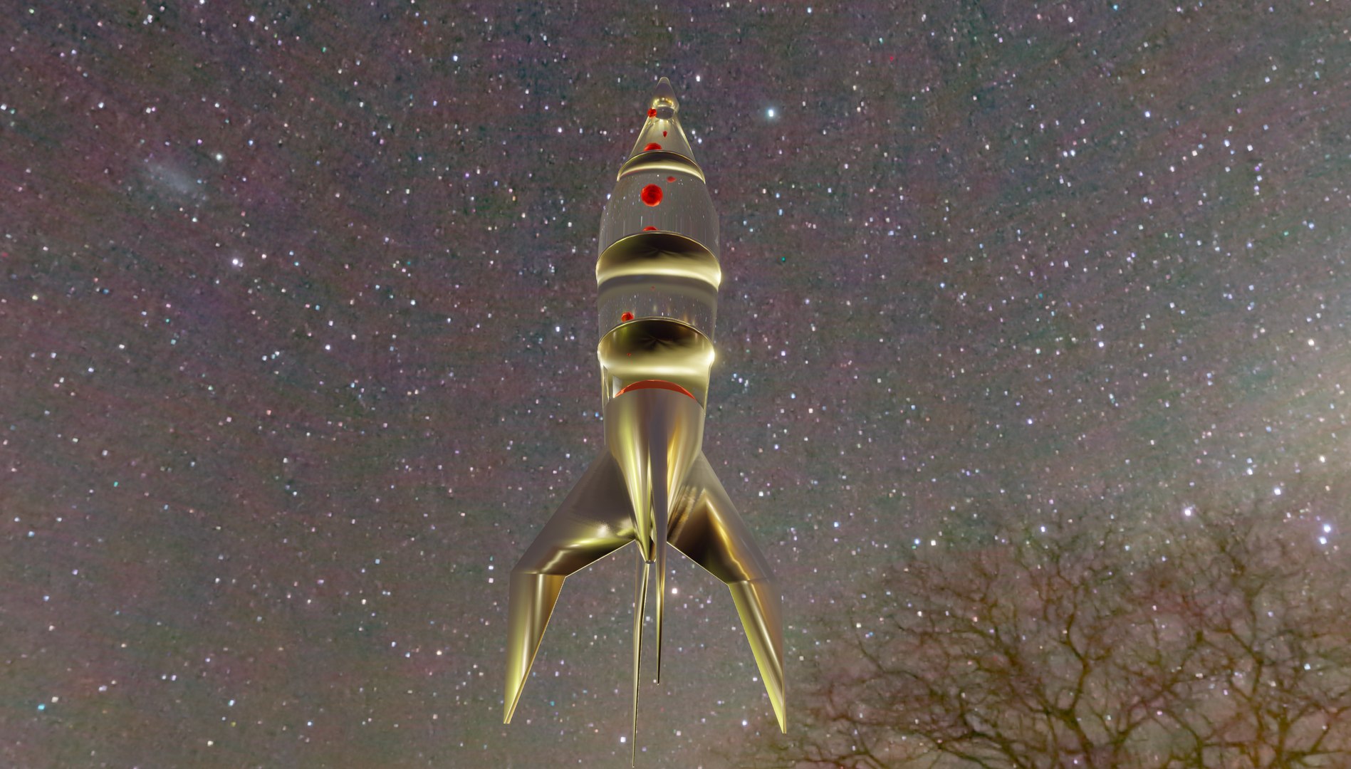 3D Model Rocket Ship - TurboSquid 1716152