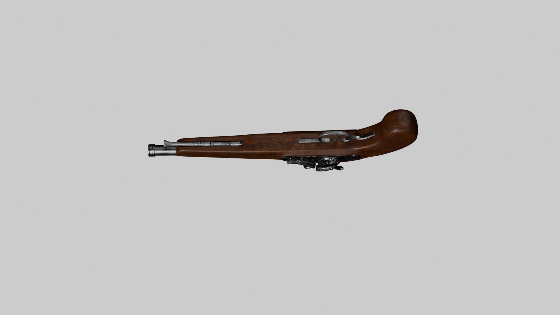 3D Model Musket Pistol - TurboSquid 2151358