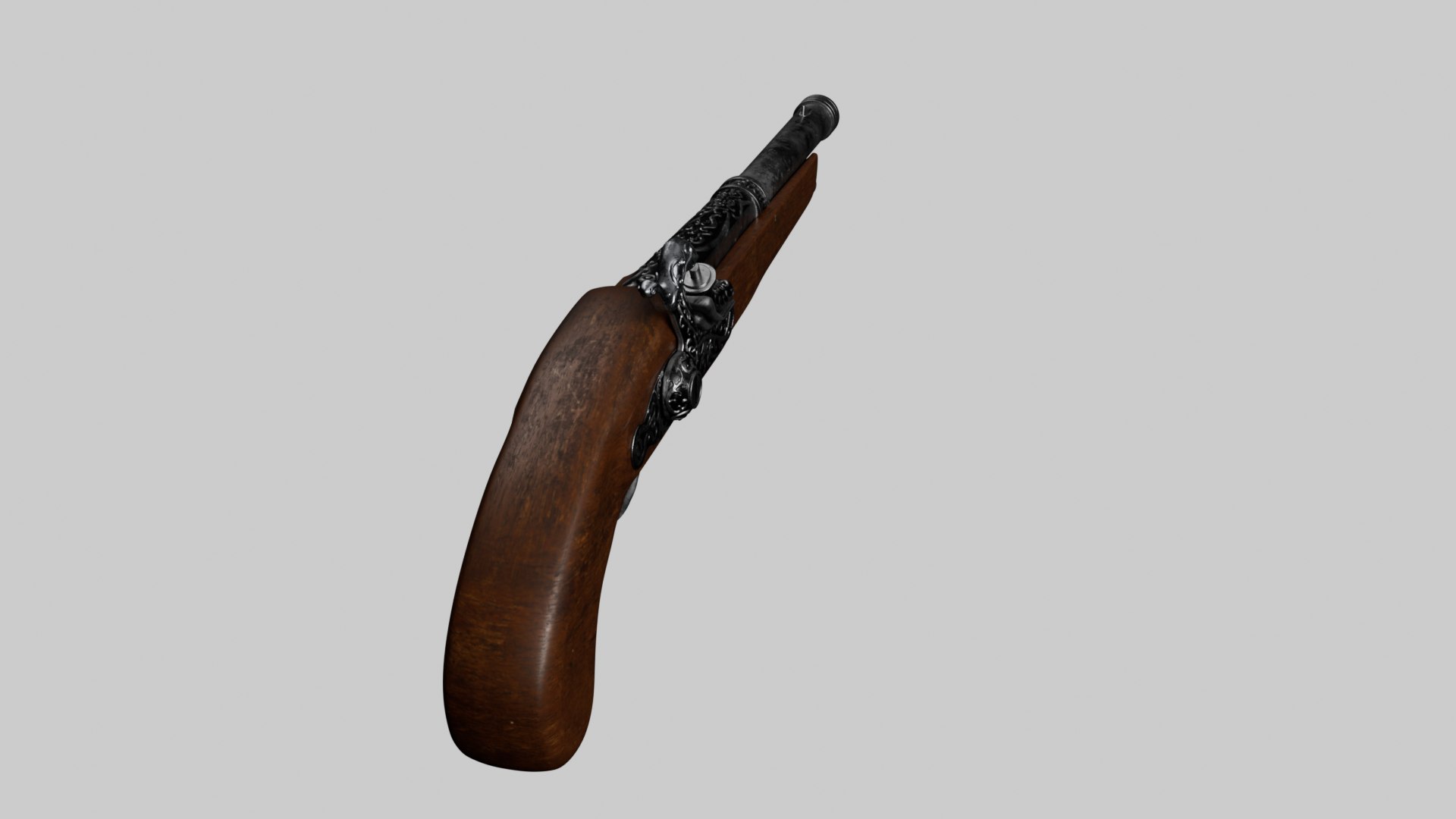3D Model Musket Pistol - TurboSquid 2151358