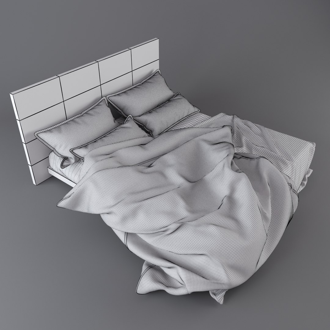 Bed Linen 3d Model
