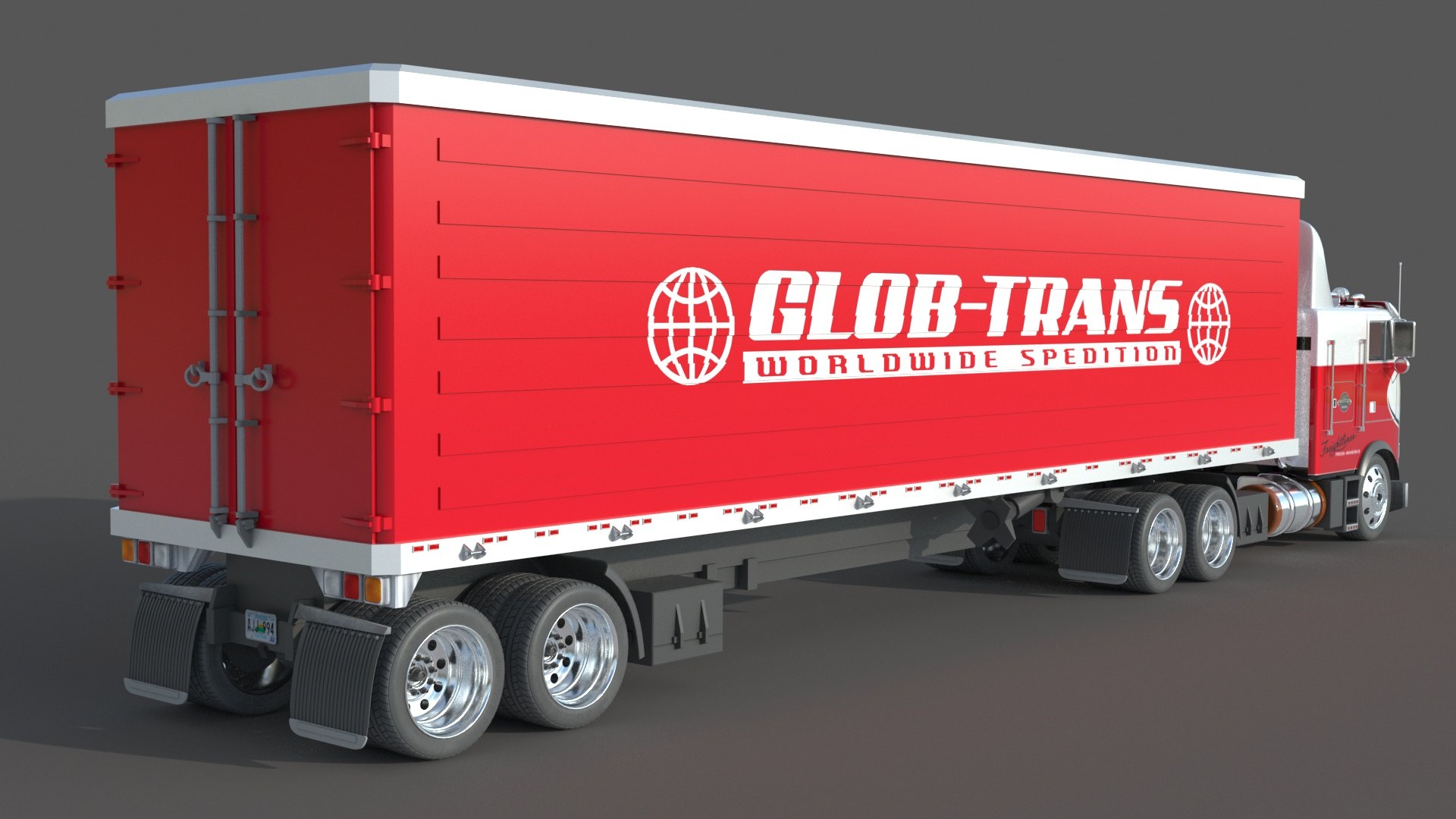 Freightliner FLT 8664 3D Model - TurboSquid 1901355
