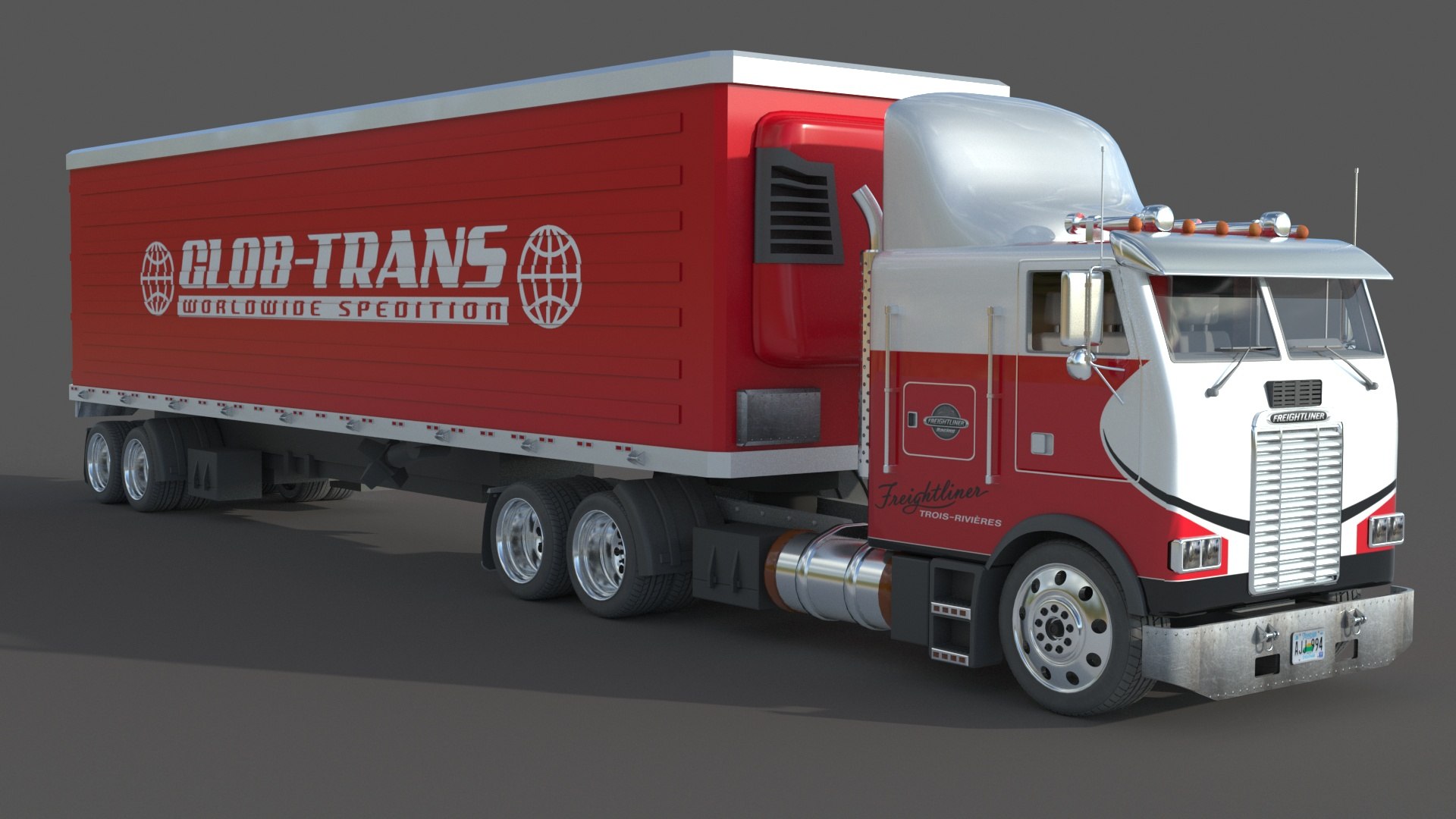 Freightliner FLT 8664 3D Model - TurboSquid 1901355