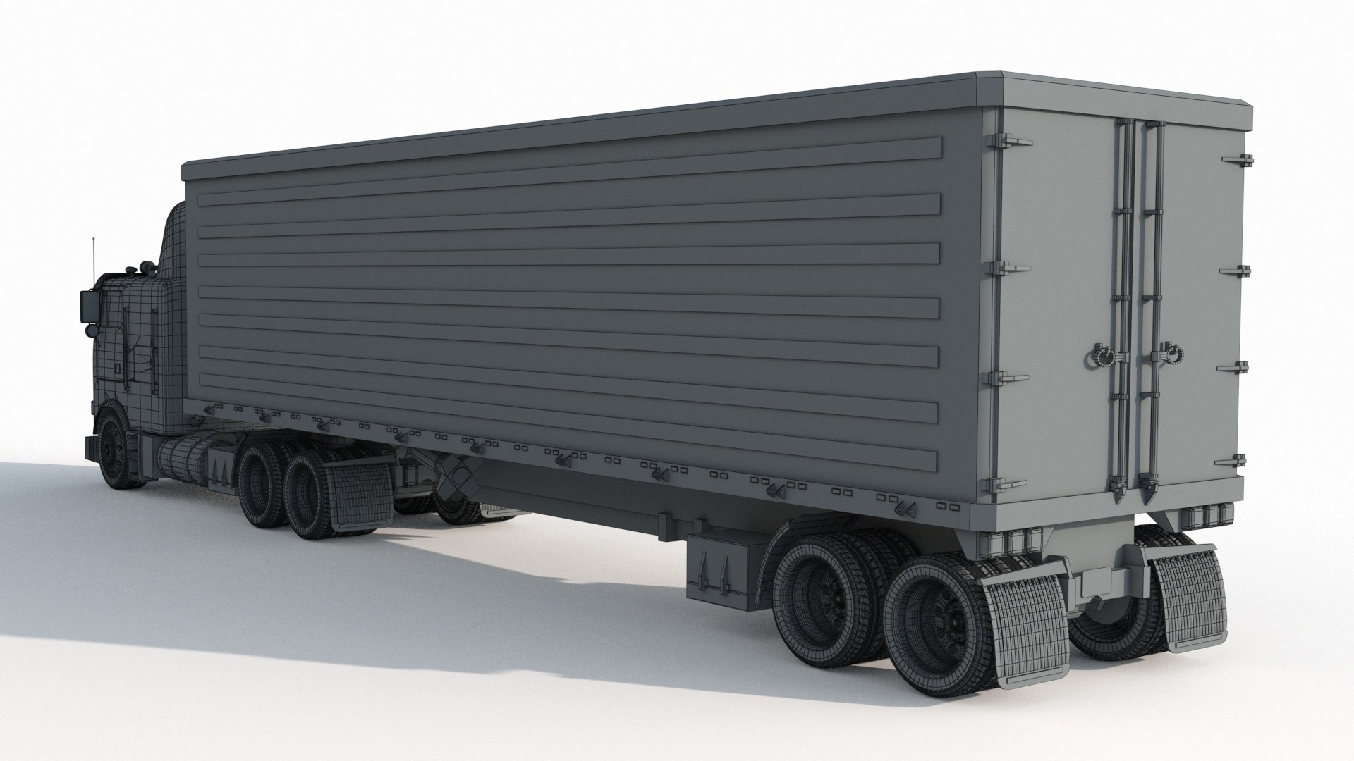 Freightliner FLT 8664 3D Model - TurboSquid 1901355