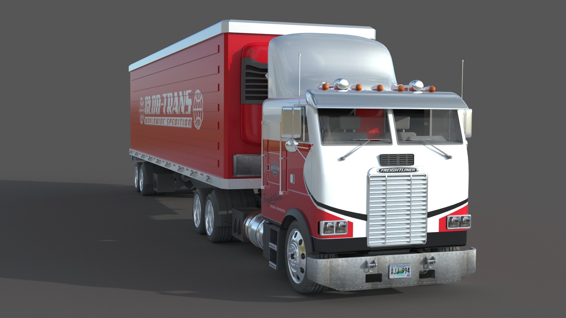 Freightliner FLT 8664 3D Model - TurboSquid 1901355