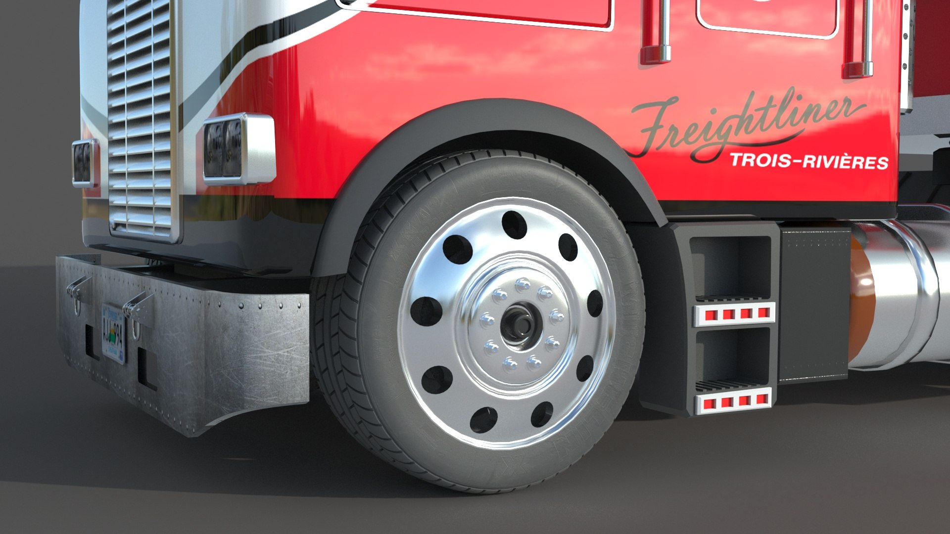 Freightliner FLT 8664 3D Model - TurboSquid 1901355