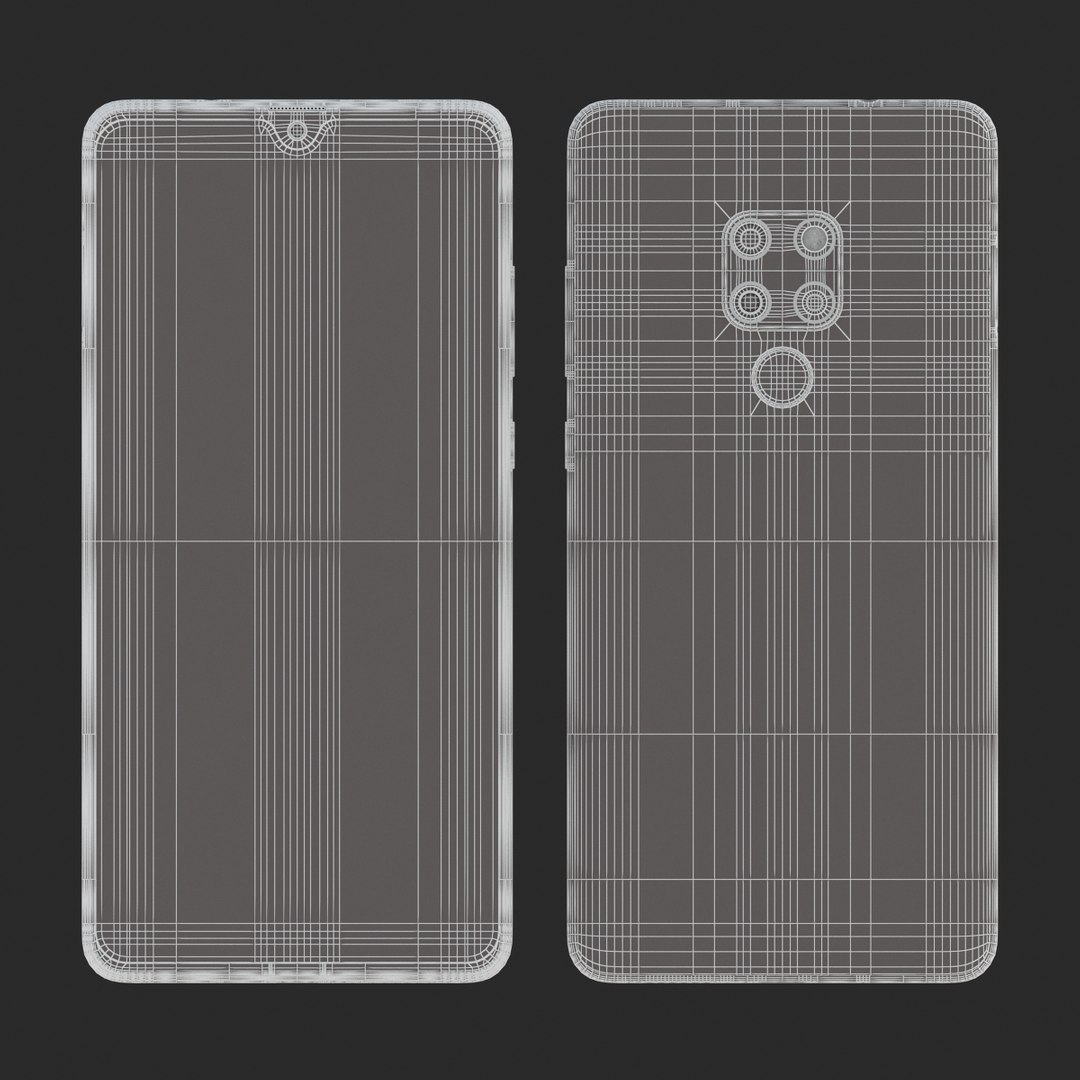 Huawei 2 Mate 3D Model - TurboSquid 1345718