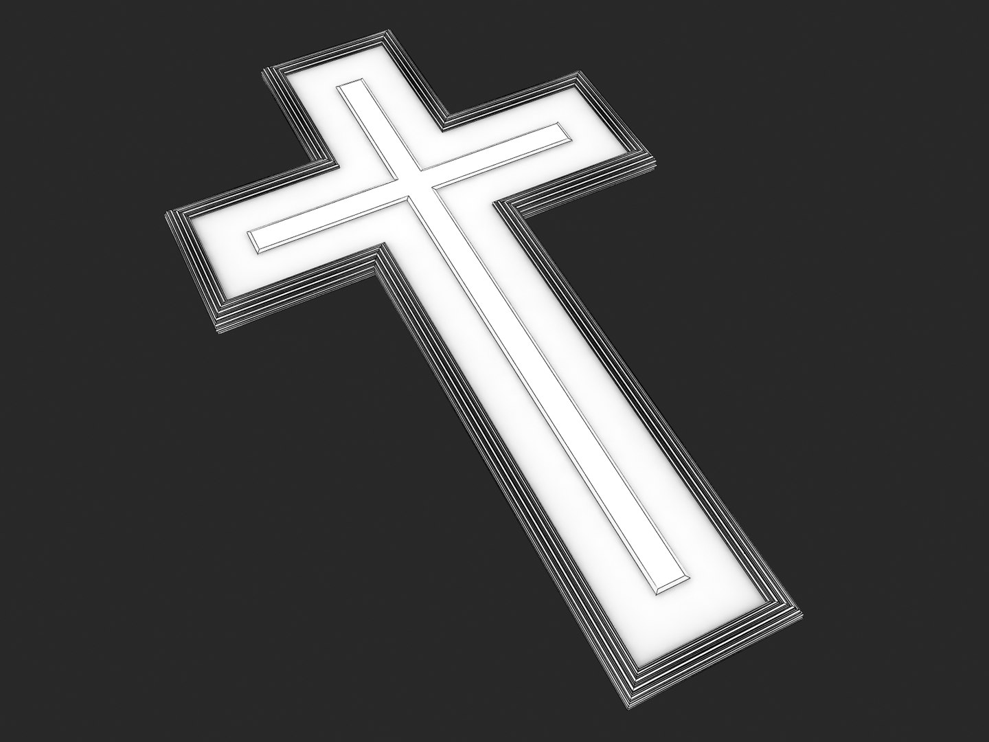 3D cross - TurboSquid 1474201
