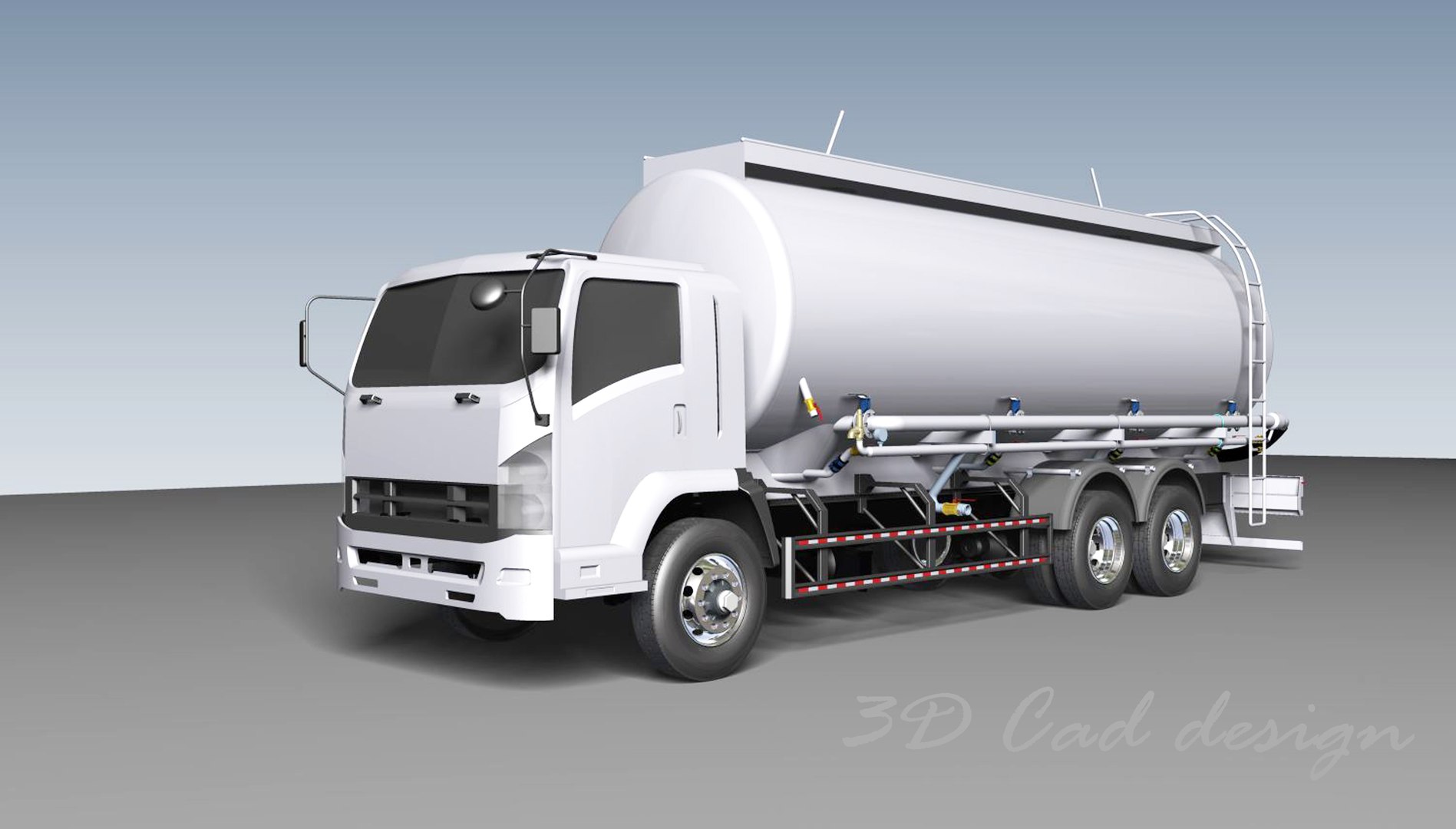3D Model Tanker Cement - TurboSquid 1389625