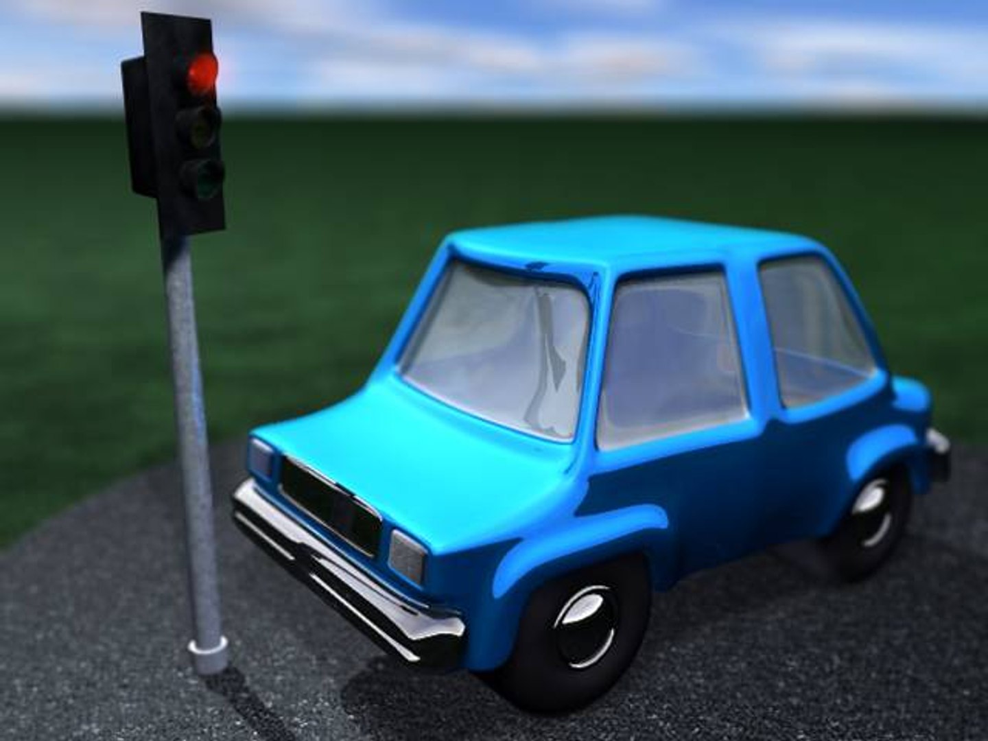 3ds Cartoon Car