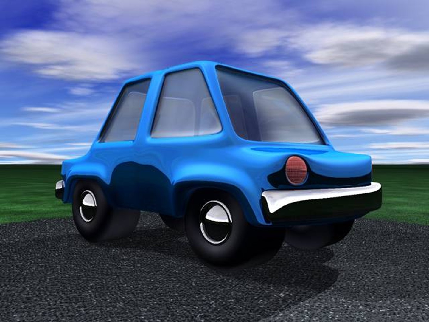 3ds Cartoon Car
