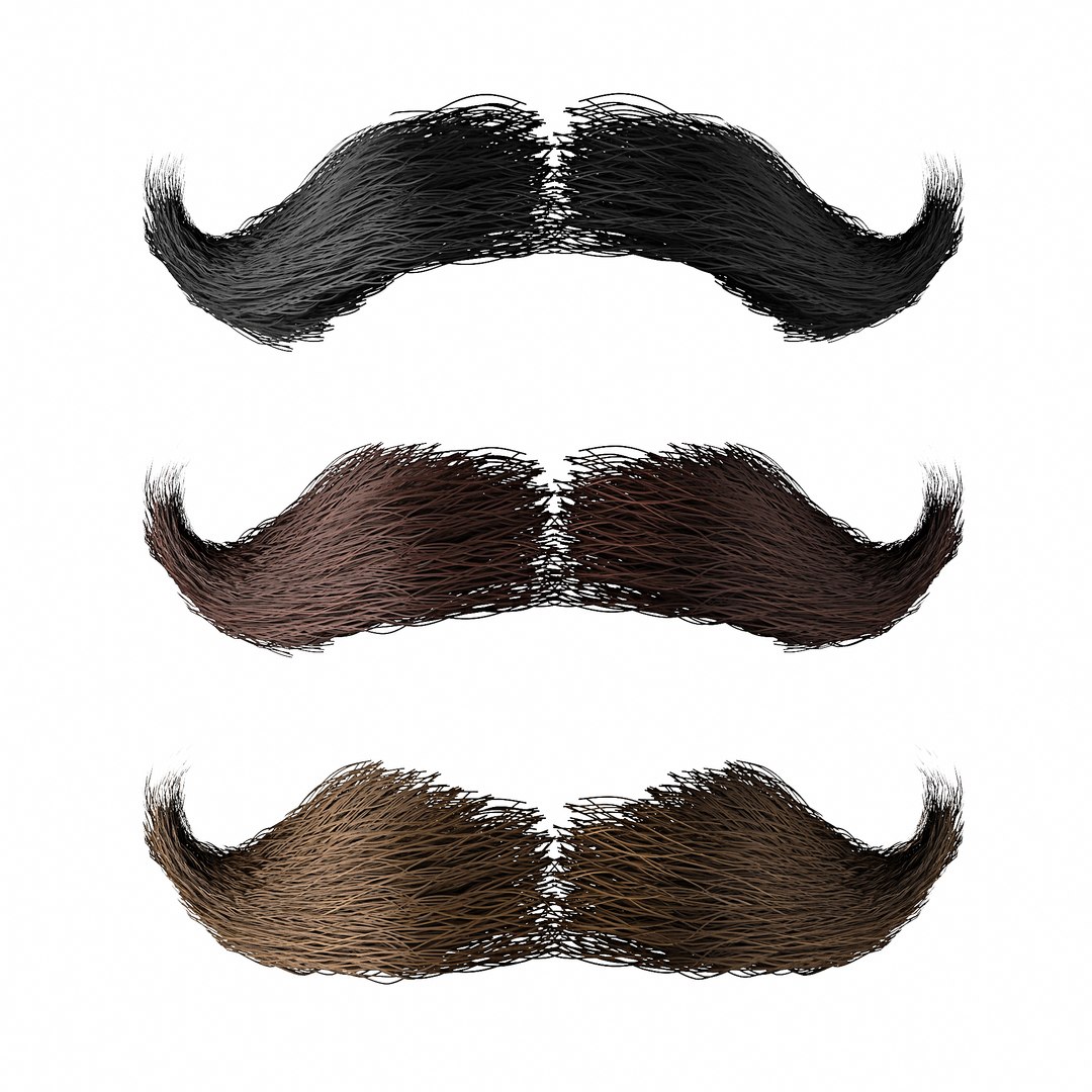 Mustache Pack Model - TurboSquid 1426167