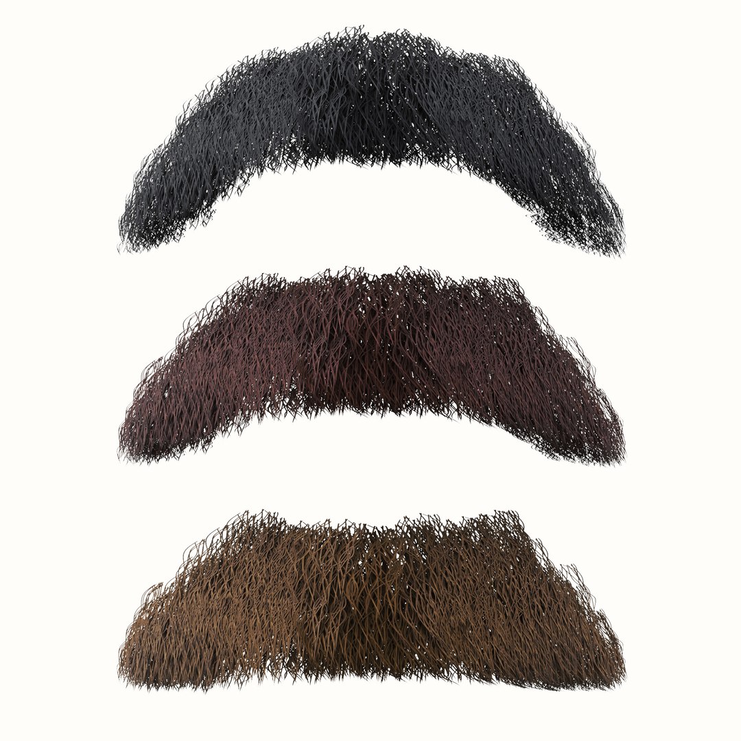 Mustache Pack Model - TurboSquid 1426167