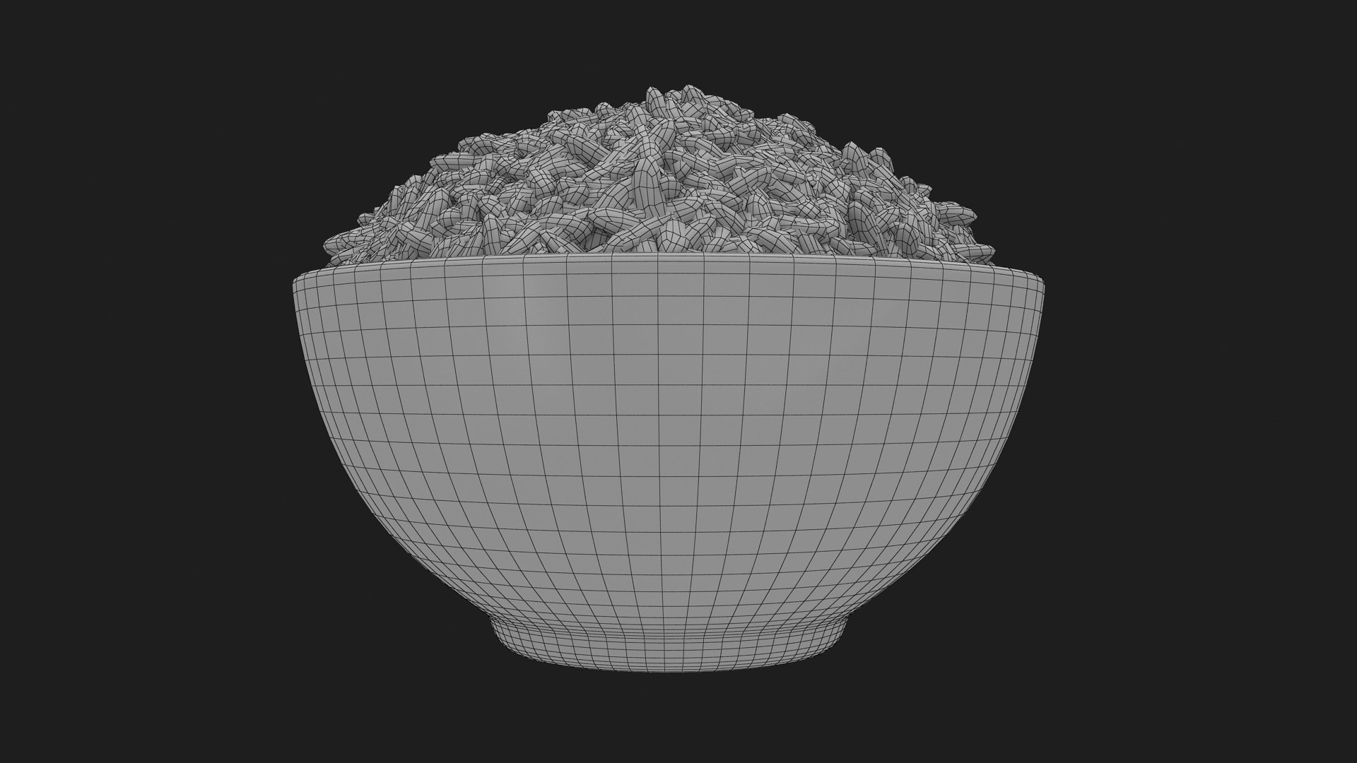 3D Rice Bowl - TurboSquid 2337386
