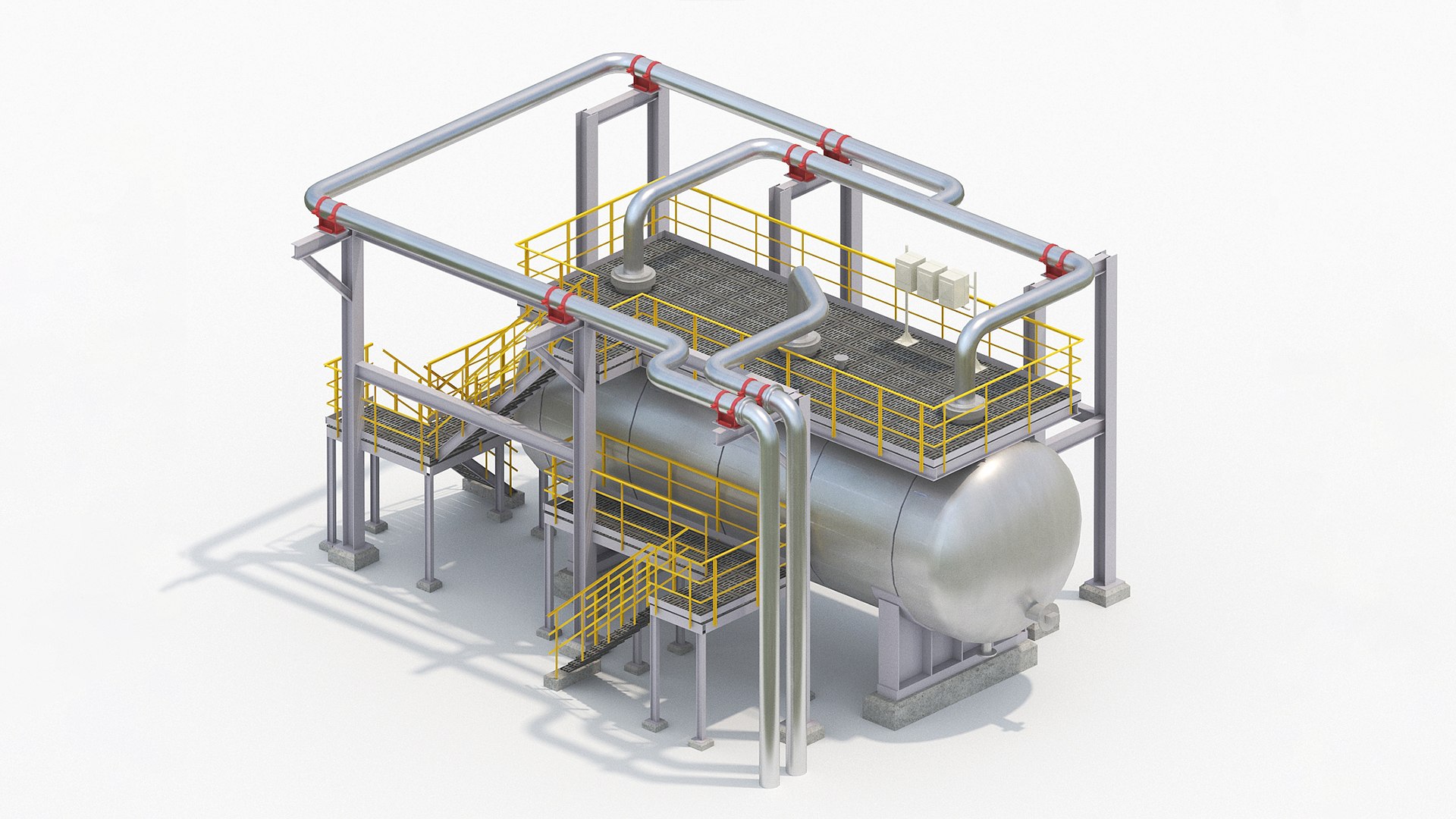 Factory Kitbash 08 3D Model - TurboSquid 1888931