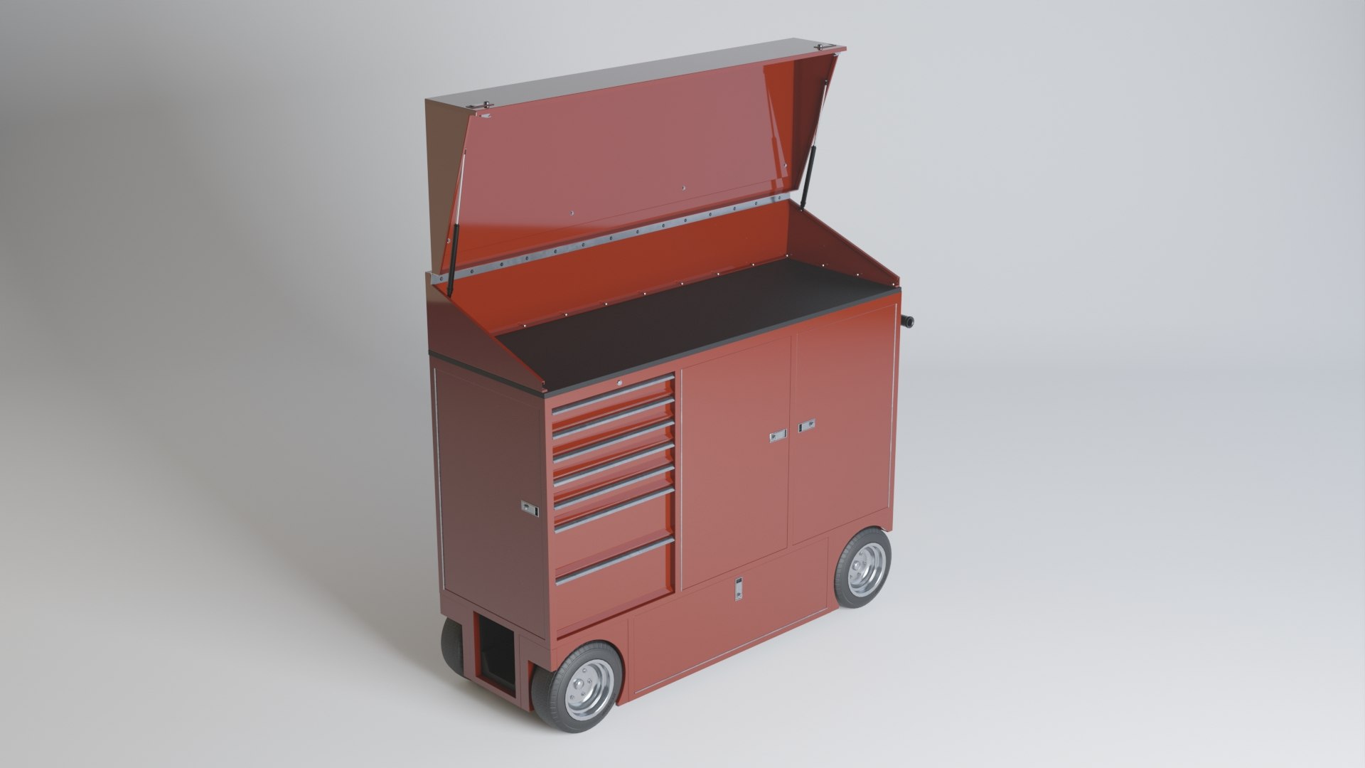 3D Small Pitlane Cart With Top PBR - TurboSquid 1979164