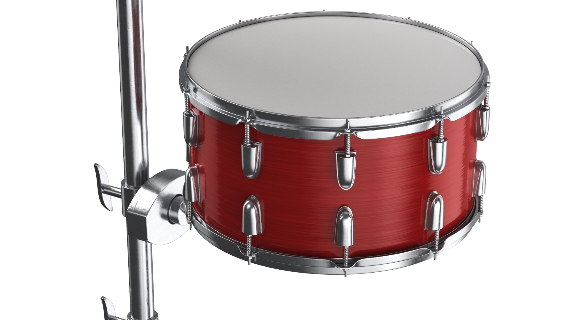 Cymbal With Red Drum 3D Model - TurboSquid 1809543