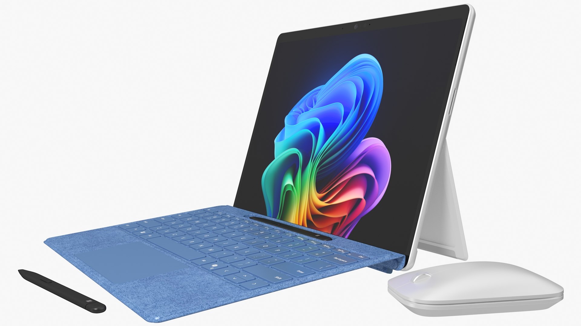 Microsoft Surface Pro 2024 11th Edition Platinum Rigged Animated 3D ...