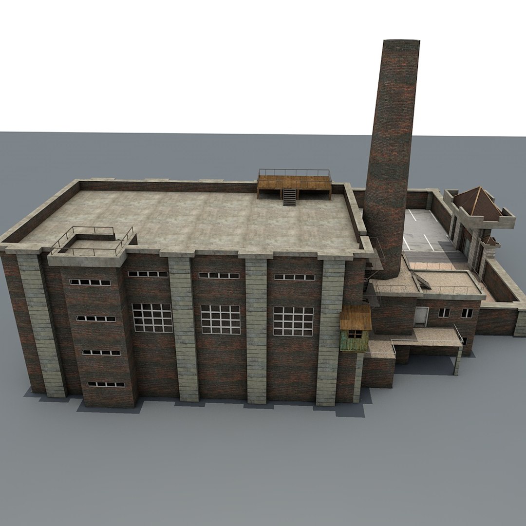 3d factory games buildings