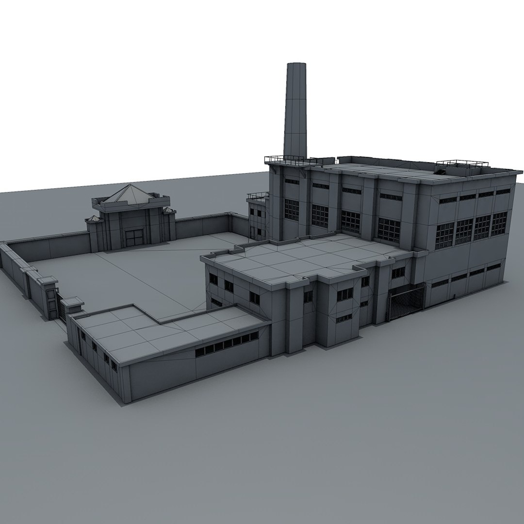 3d factory games buildings