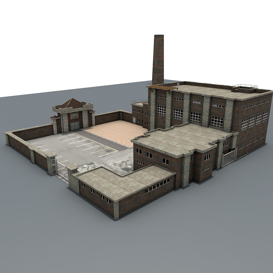 3d factory games buildings
