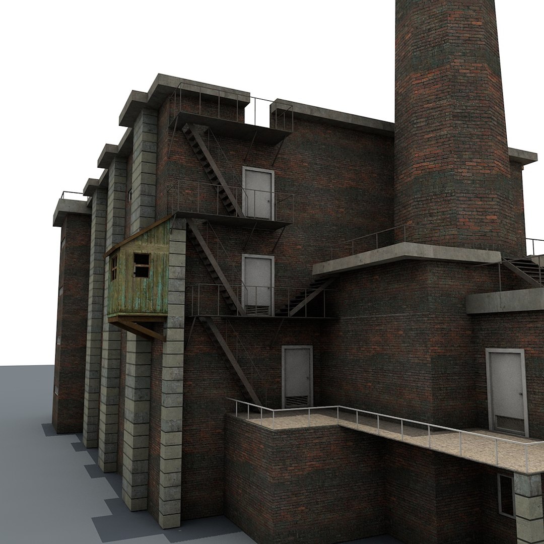 3d factory games buildings