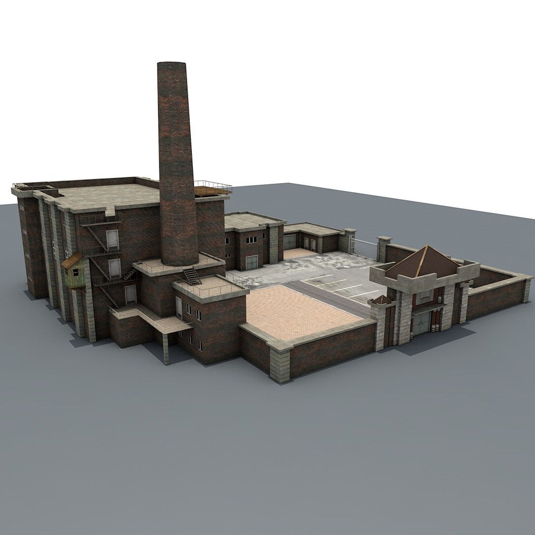 3d factory games buildings