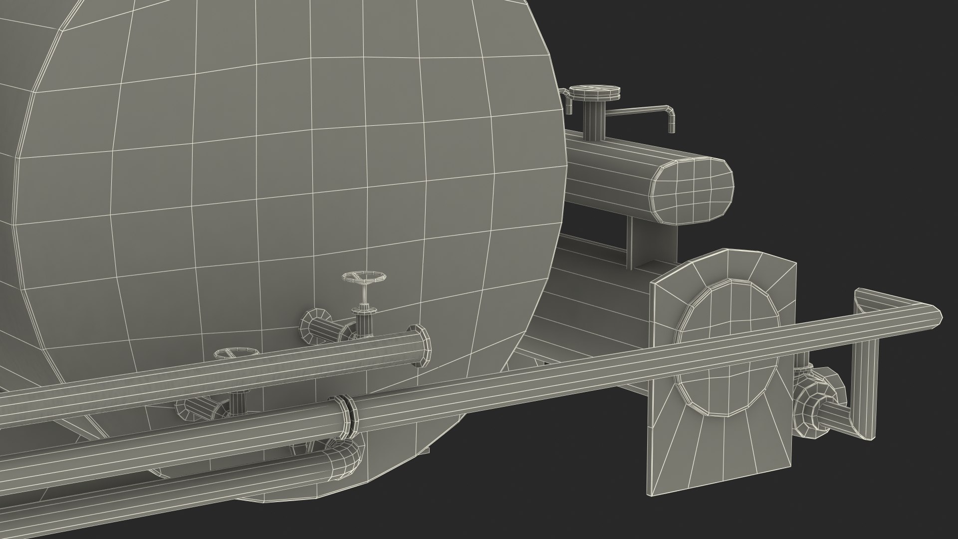 Horizontal Bitumen Storage Tank 3D Model - TurboSquid 1718398