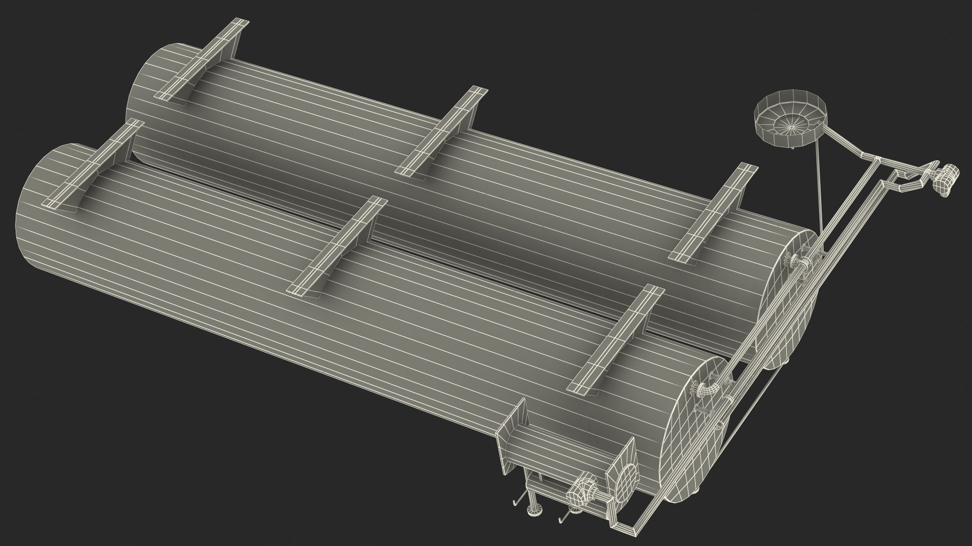 Horizontal Bitumen Storage Tank 3D Model - TurboSquid 1718398