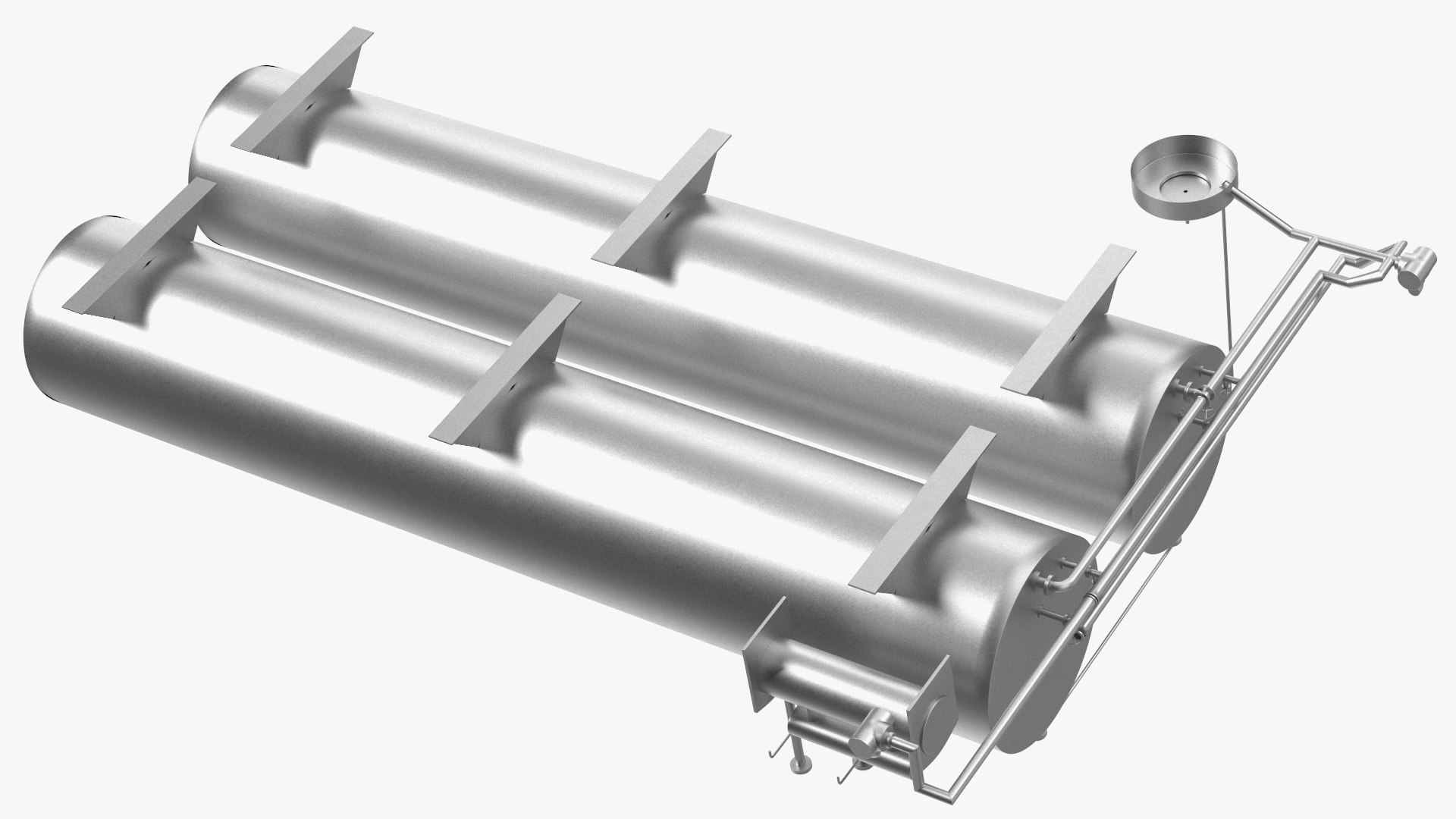 Horizontal Bitumen Storage Tank 3D Model - TurboSquid 1718398