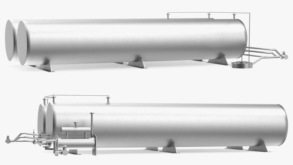 Horizontal Bitumen Storage Tank 3D model - TurboSquid 1718398