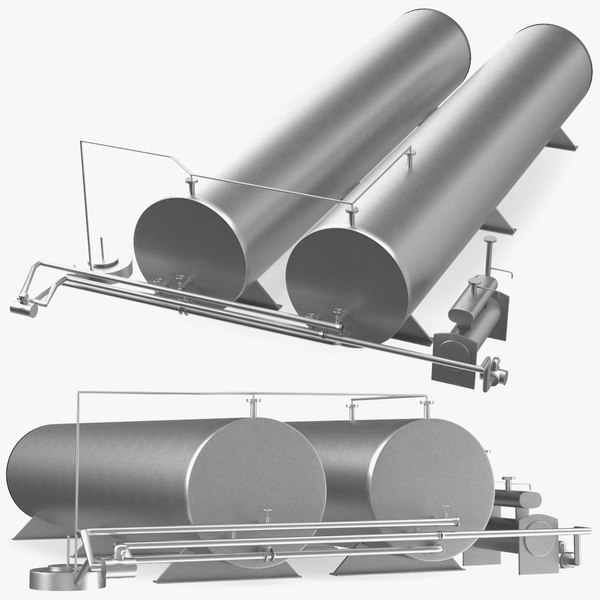 Horizontal Bitumen Storage Tank 3D model - TurboSquid 1718398