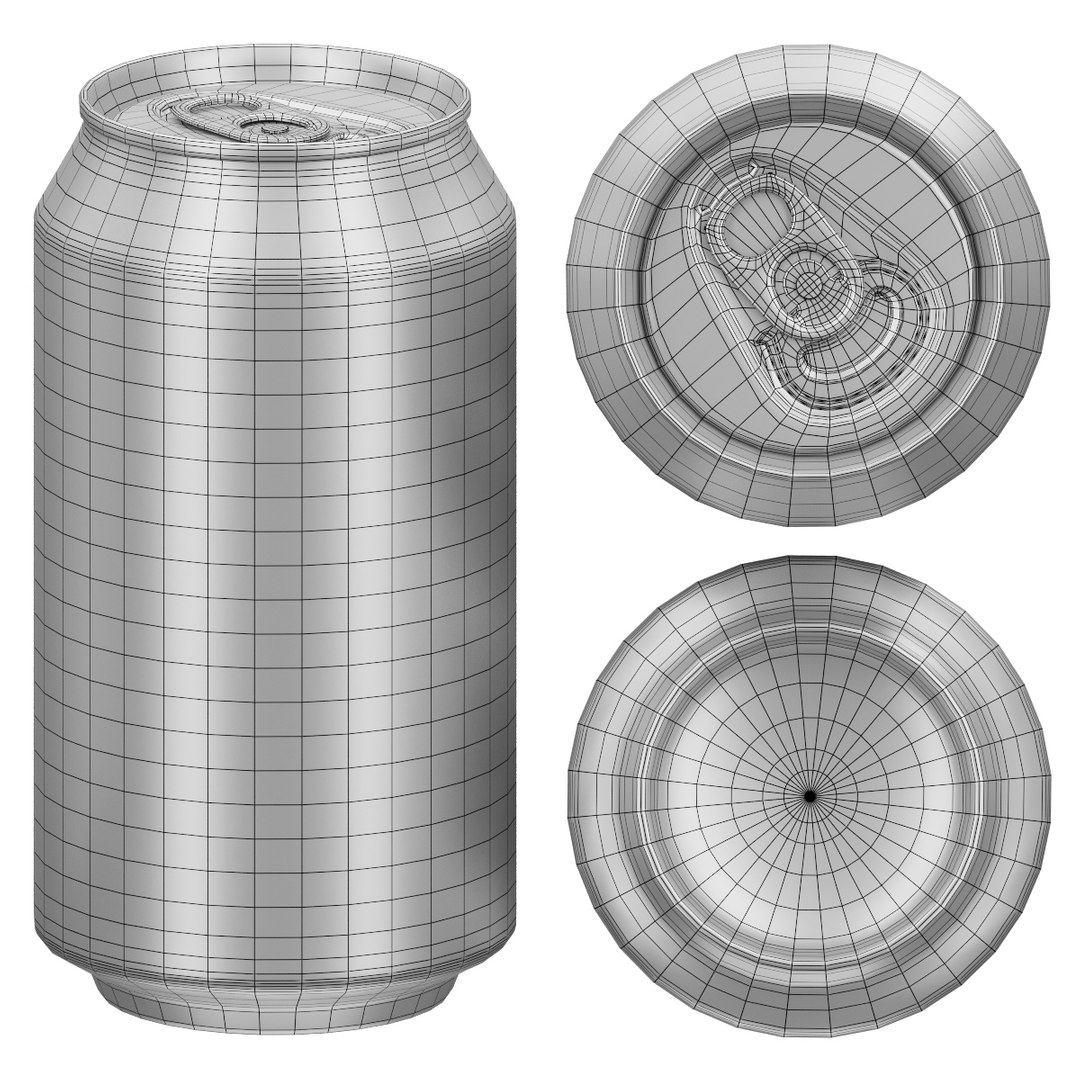 3D Aluminum can 355 ml 12 OZ - TurboSquid 1989972