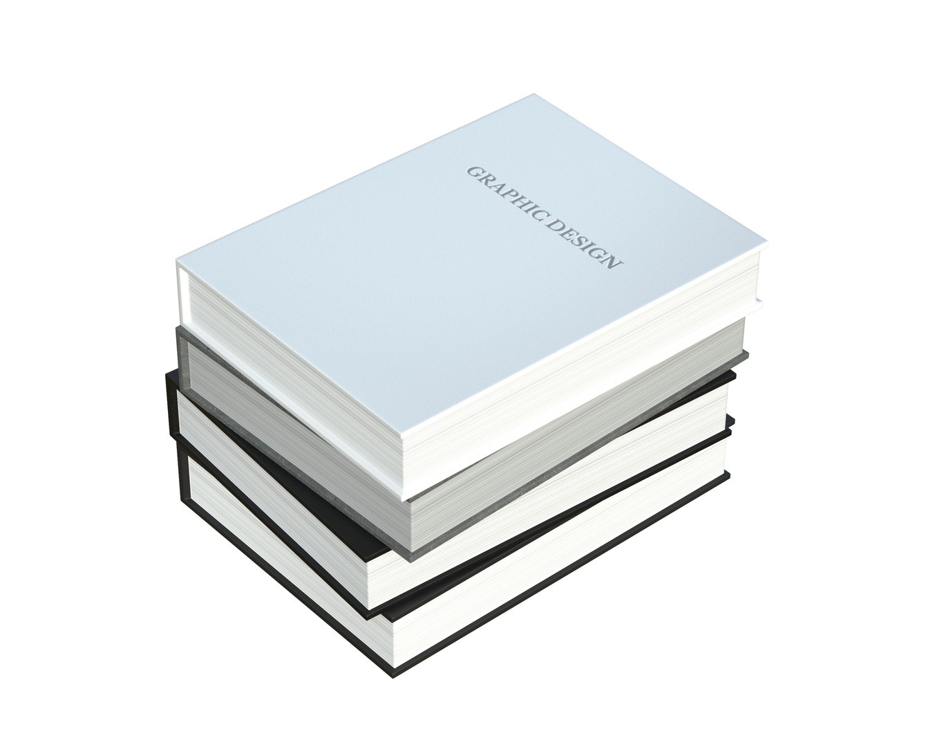 3D Set Of 4 Books Model - TurboSquid 2129903