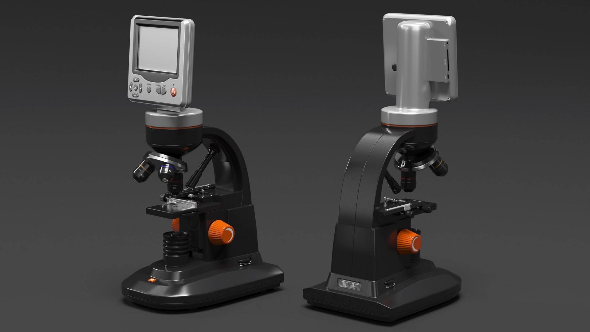 3D model LCD Deluxe Digital Microscope - TurboSquid 2139349