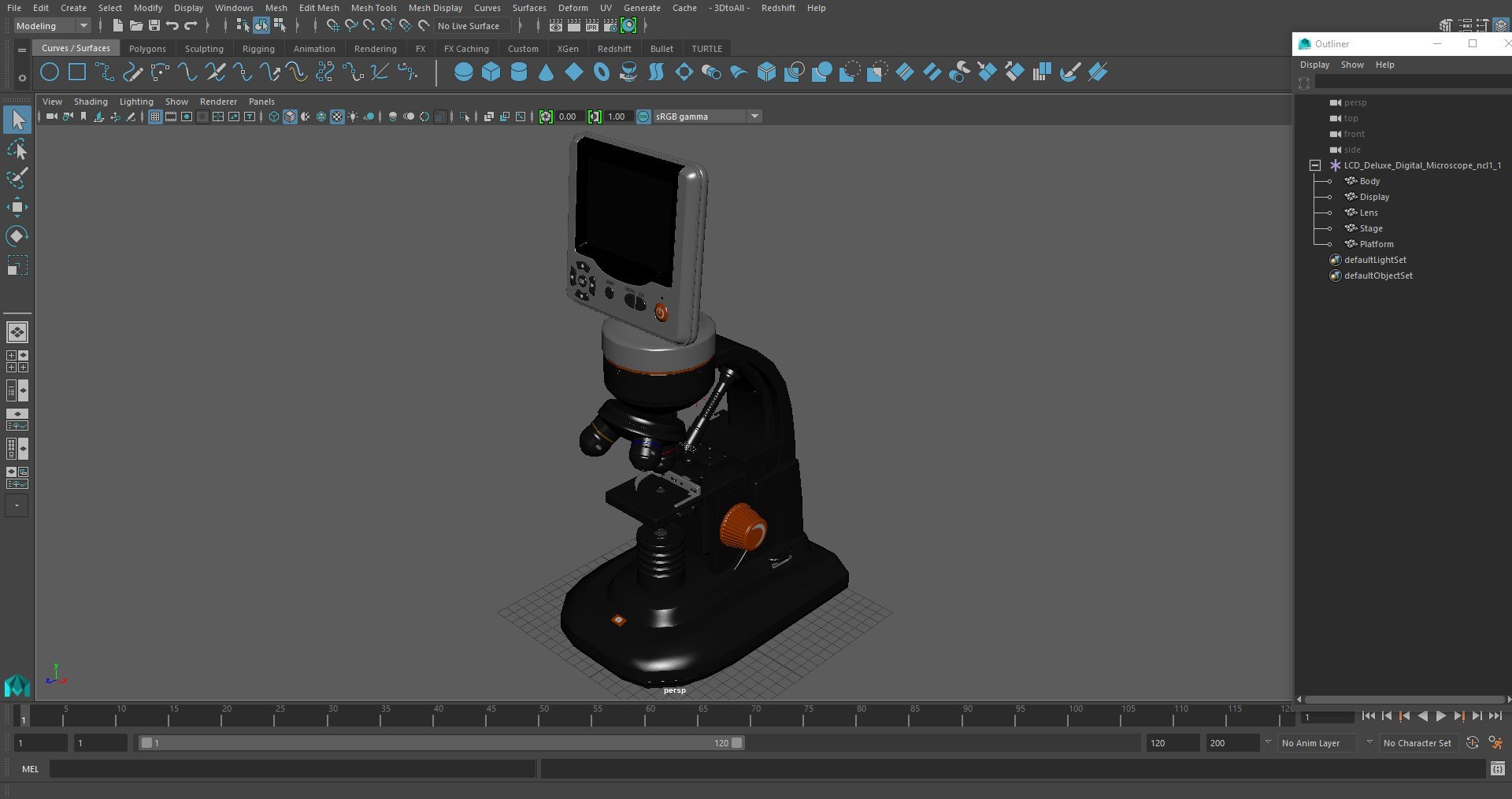 3D model LCD Deluxe Digital Microscope - TurboSquid 2139349