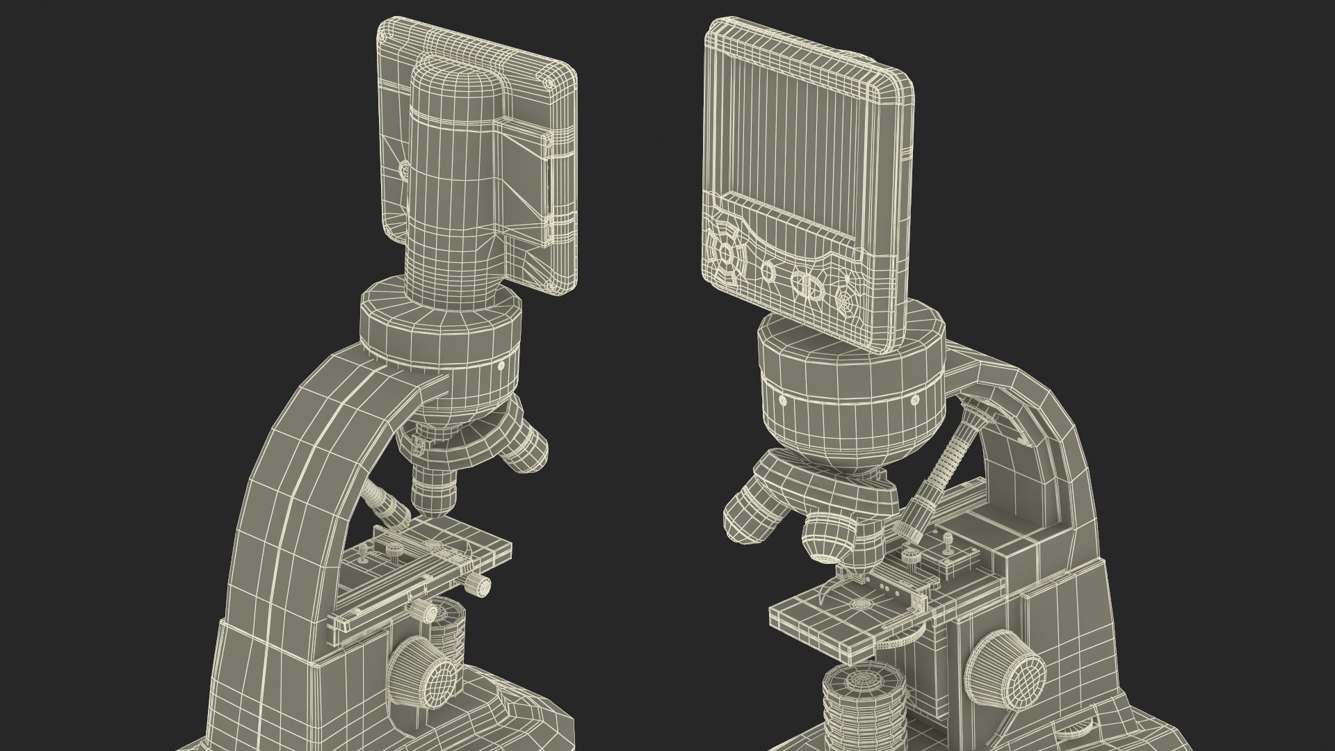3D model LCD Deluxe Digital Microscope - TurboSquid 2139349