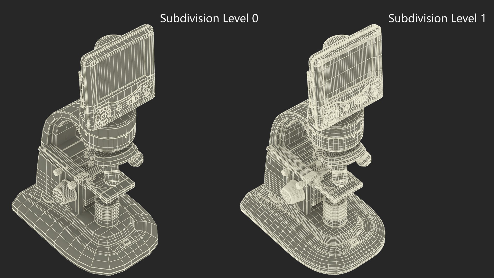 3D model LCD Deluxe Digital Microscope - TurboSquid 2139349