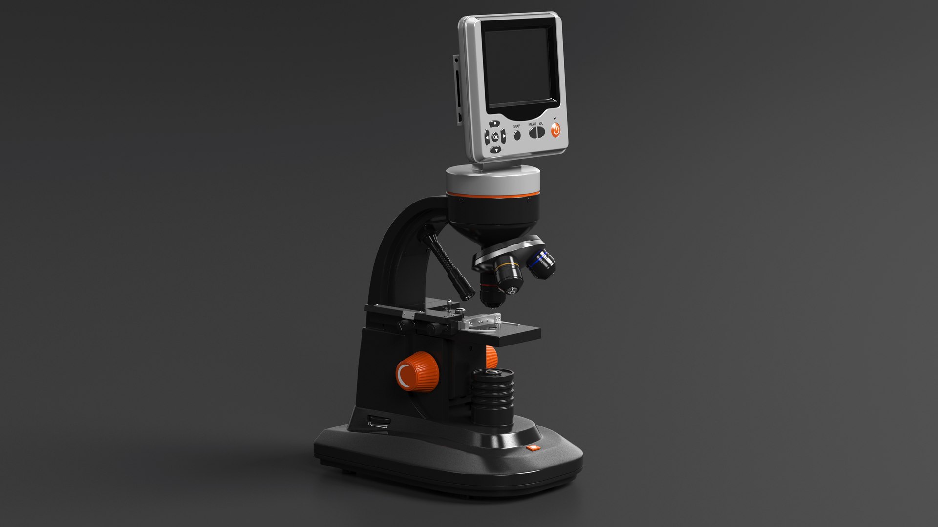 3D model LCD Deluxe Digital Microscope - TurboSquid 2139349