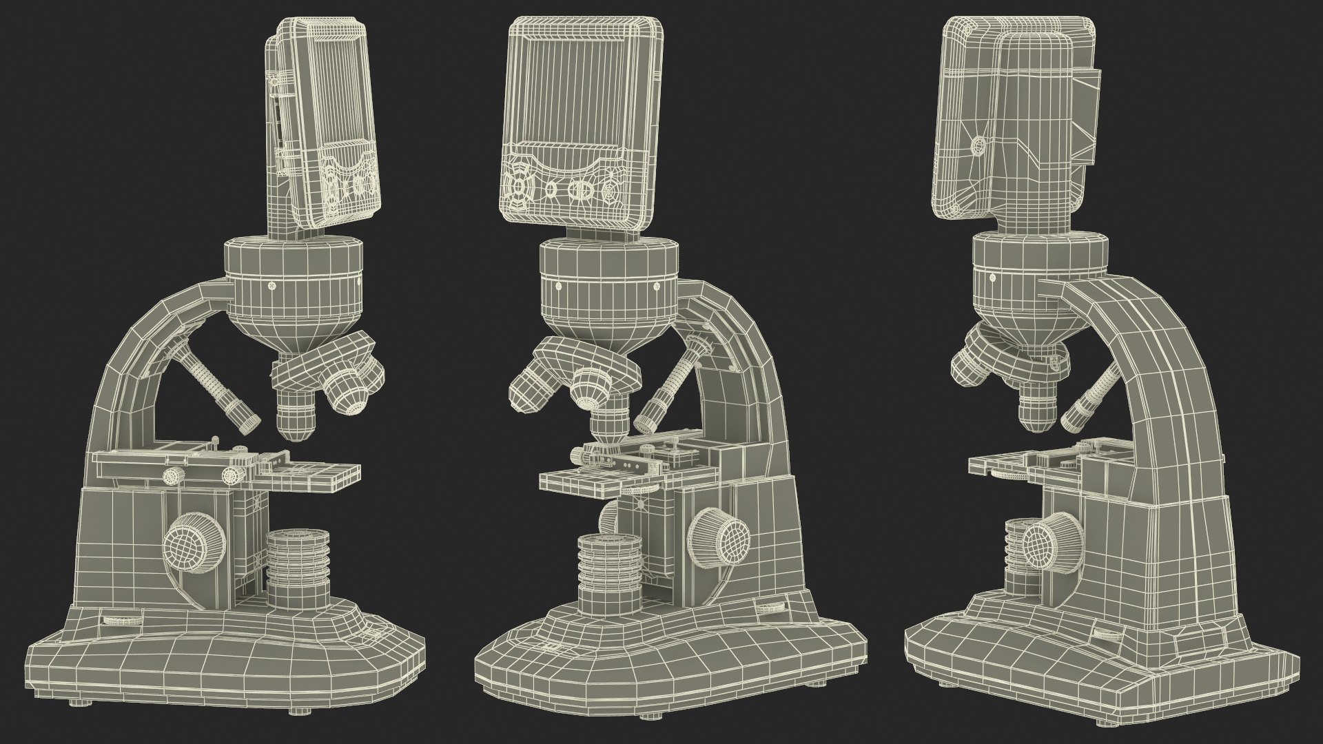 3D model LCD Deluxe Digital Microscope - TurboSquid 2139349