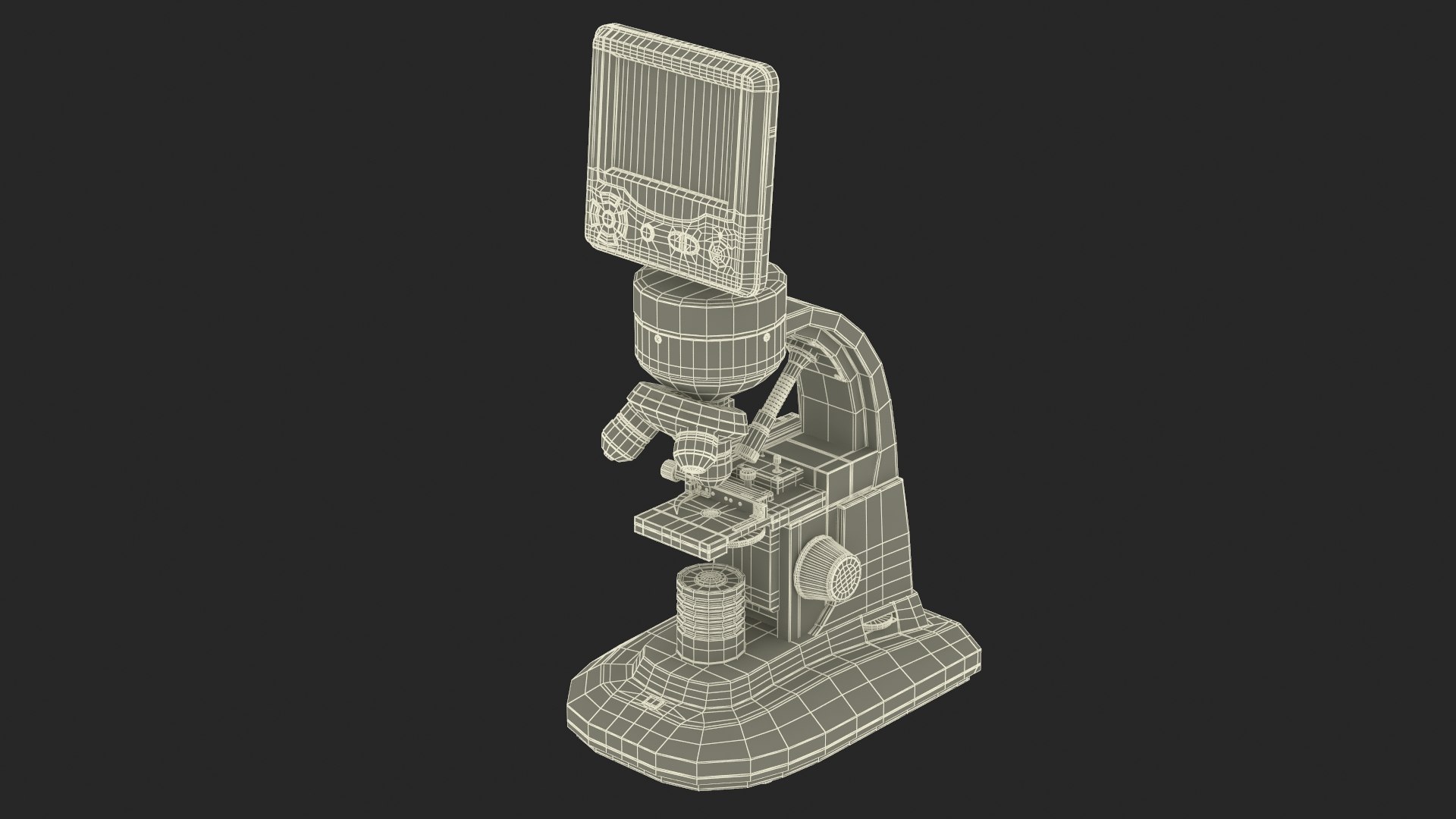3D model LCD Deluxe Digital Microscope - TurboSquid 2139349