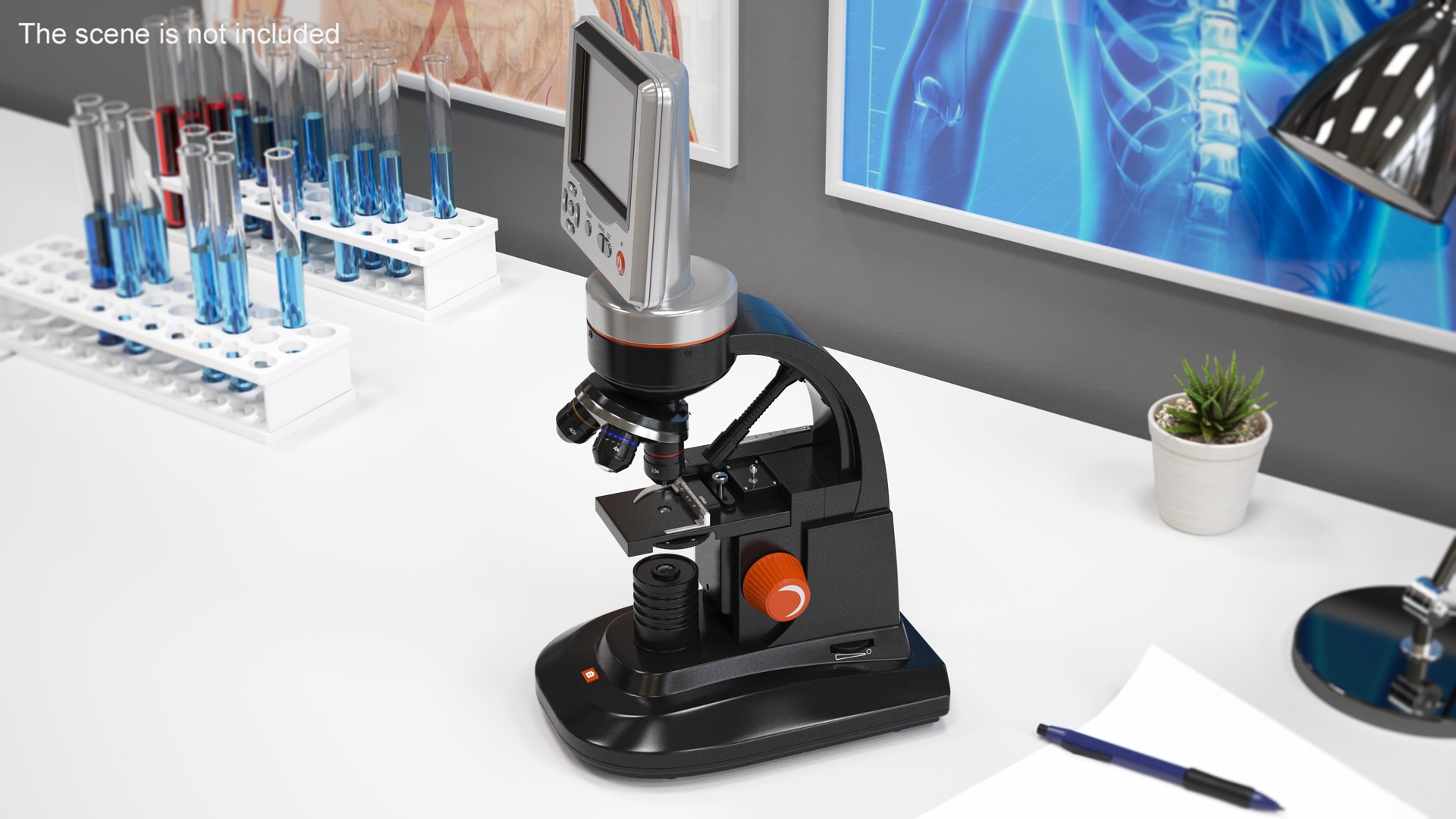 3D model LCD Deluxe Digital Microscope - TurboSquid 2139349