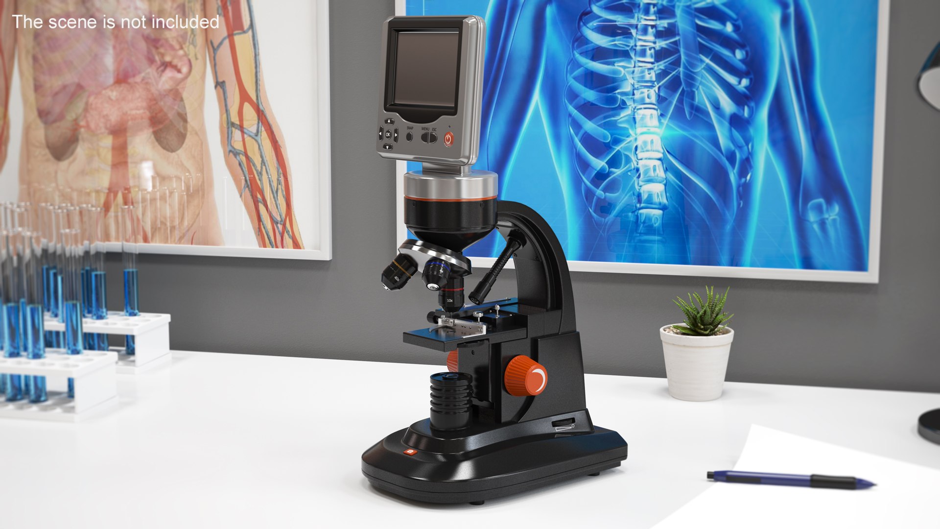 3D model LCD Deluxe Digital Microscope - TurboSquid 2139349