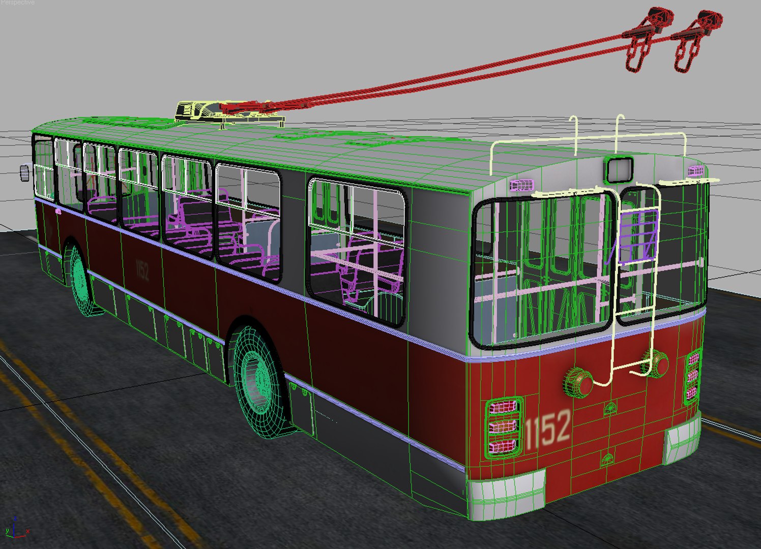 3d Model Ziu Trolley